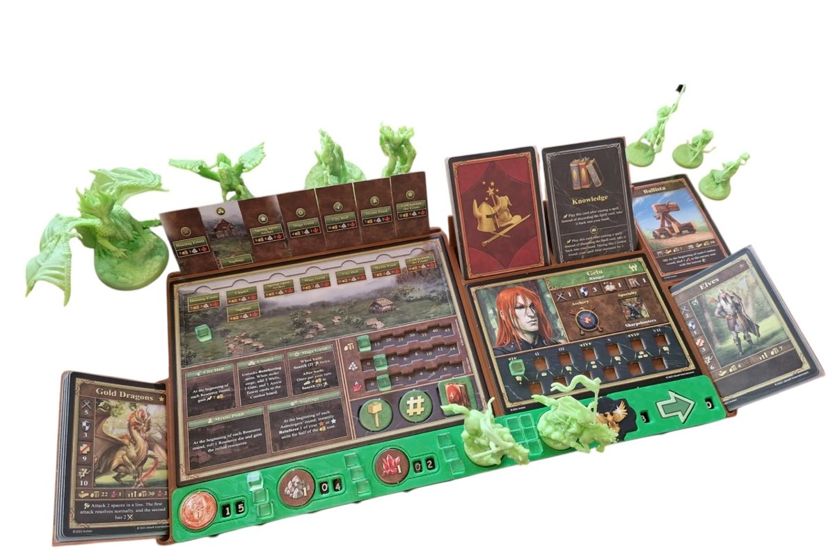 Heroes 3 M&M Organizer Gracza / Planszetka / Plansza / Gra Planszowa ...