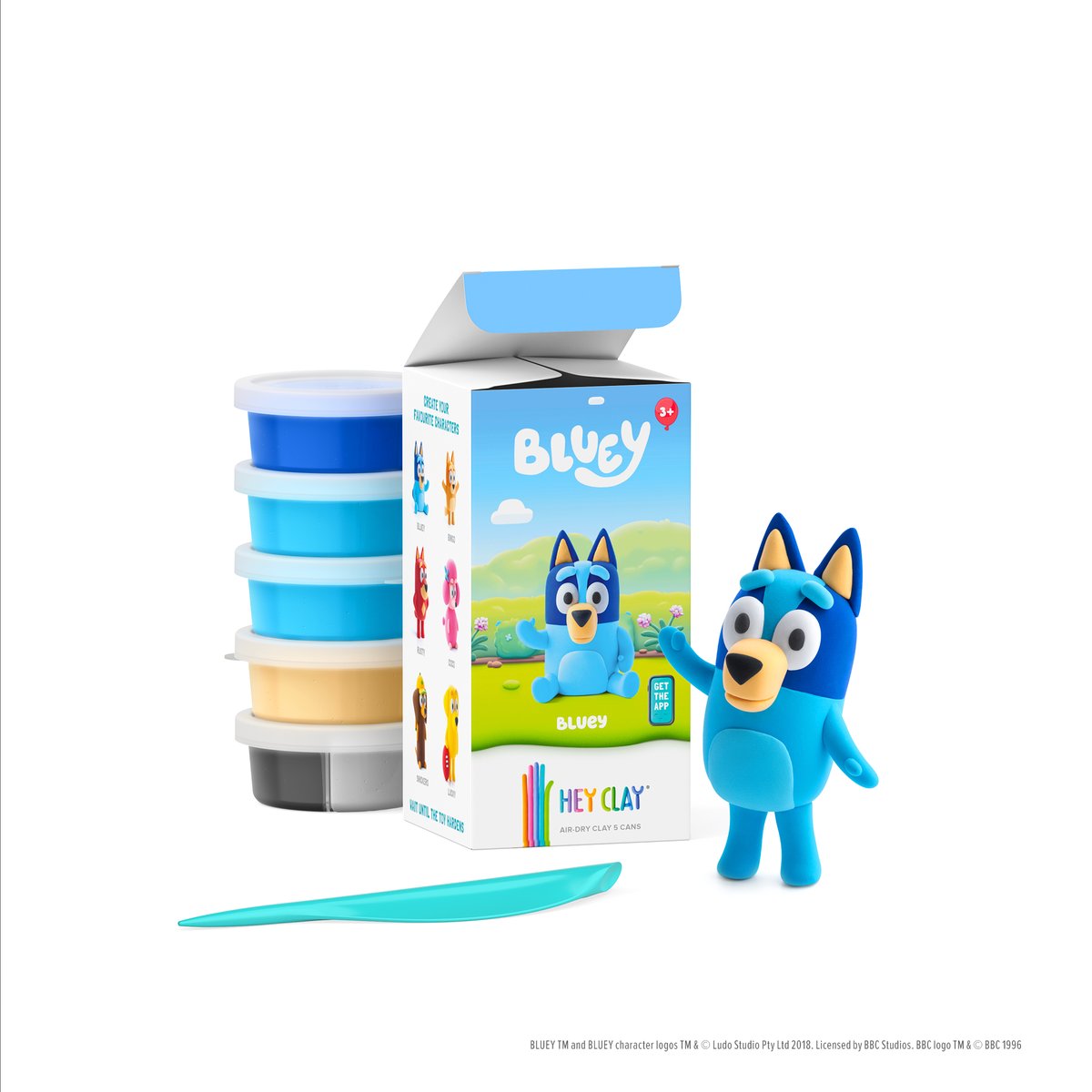 Hey Clay_Fig_Bluey_Bluey+Akc._5Pak_Cee - Hey Clay | Sklep EMPIK.COM