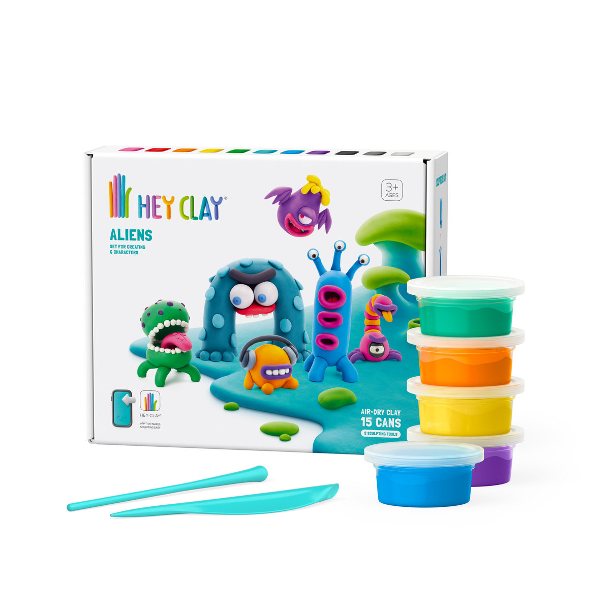 Hey Clay Zestaw Obcy + Akcesoria - Hey Clay LLC | Sklep EMPIK.COM
