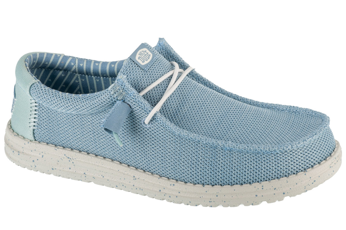 Hey Dude Wally Stretch Sox 41898-4TS, Męskie, buty sneakers, Niebieski ...