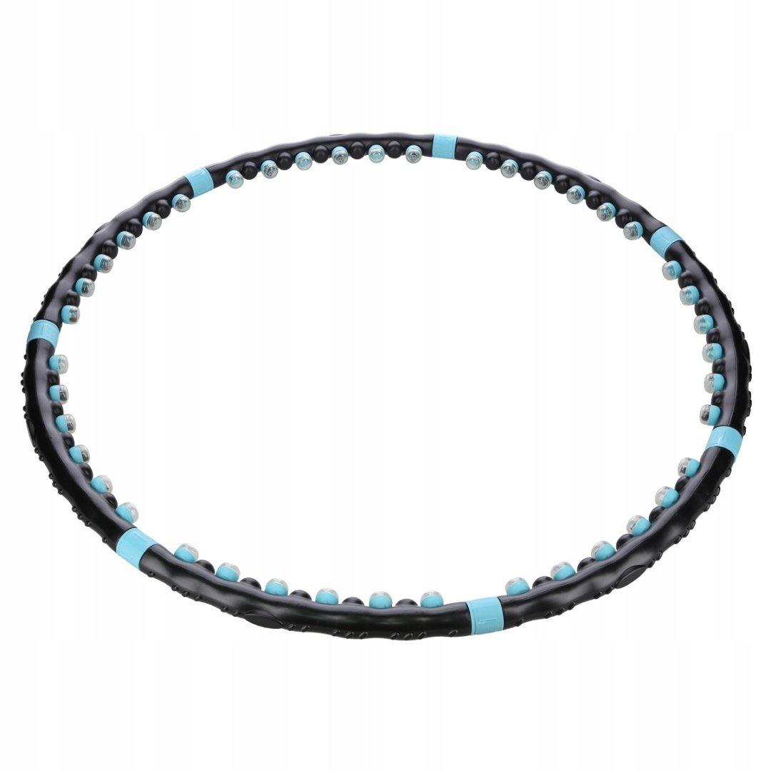 HHP006 BLACK-BLUE HULA HOP MASUJĄCY Z MAGNESAMI 98CM HMS POSTURAL - HMS ...