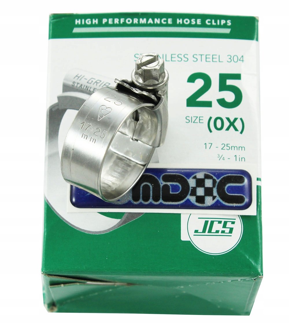 HI-GRIP JCS Obejma 17-25mm opaska nierdzewna 304 - JCS Hi-Torque ...