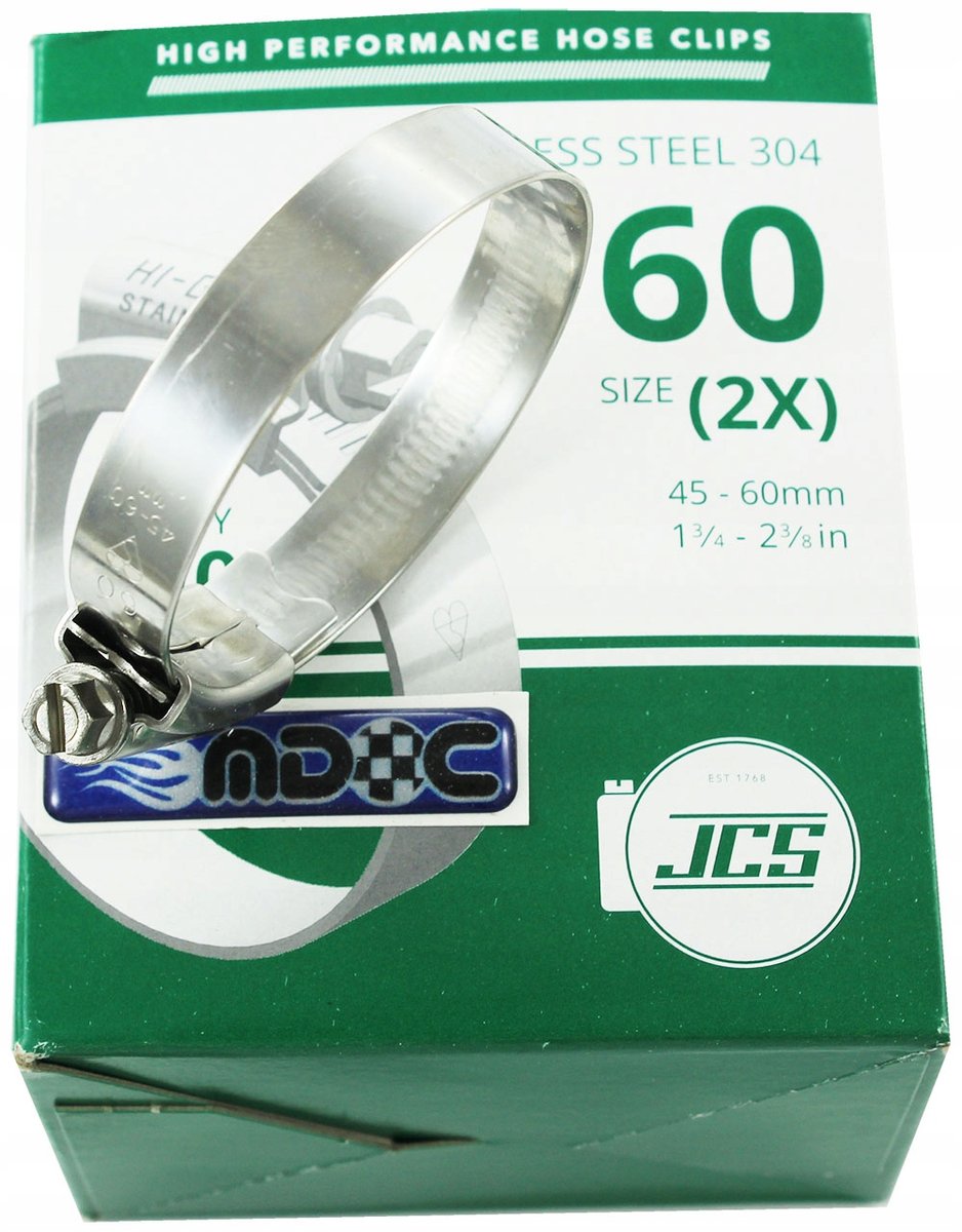 HI-GRIP JCS Obejma 45-60mm opaska nierdzewna 304 - JCS Hi-Torque ...