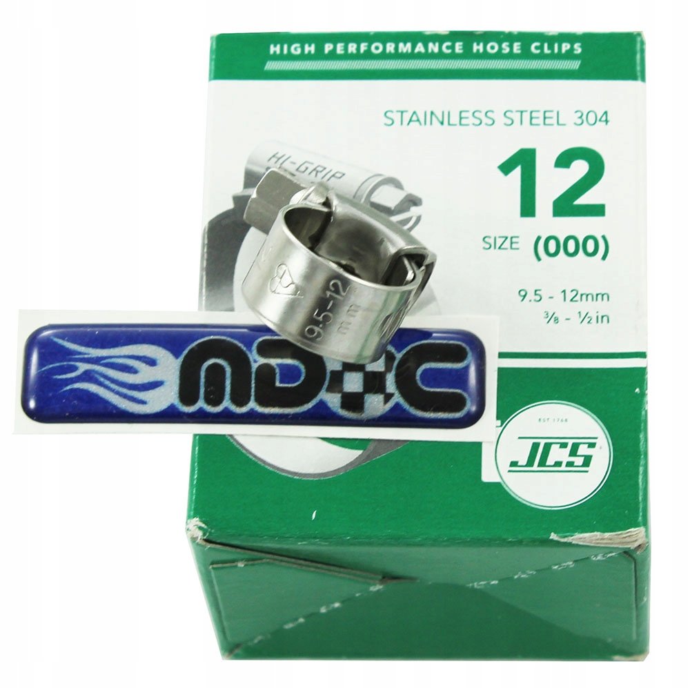 HI-GRIP JCS Obejma 9,5-12mm opaska nierdzewna 304 - JCS Hi-Torque ...
