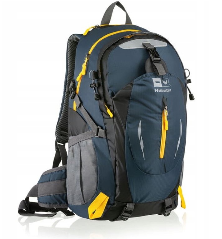 Hi Mountain, Plecak turystyczny Cruise (35L), AB1069-C, Granatowo-Żółty ...