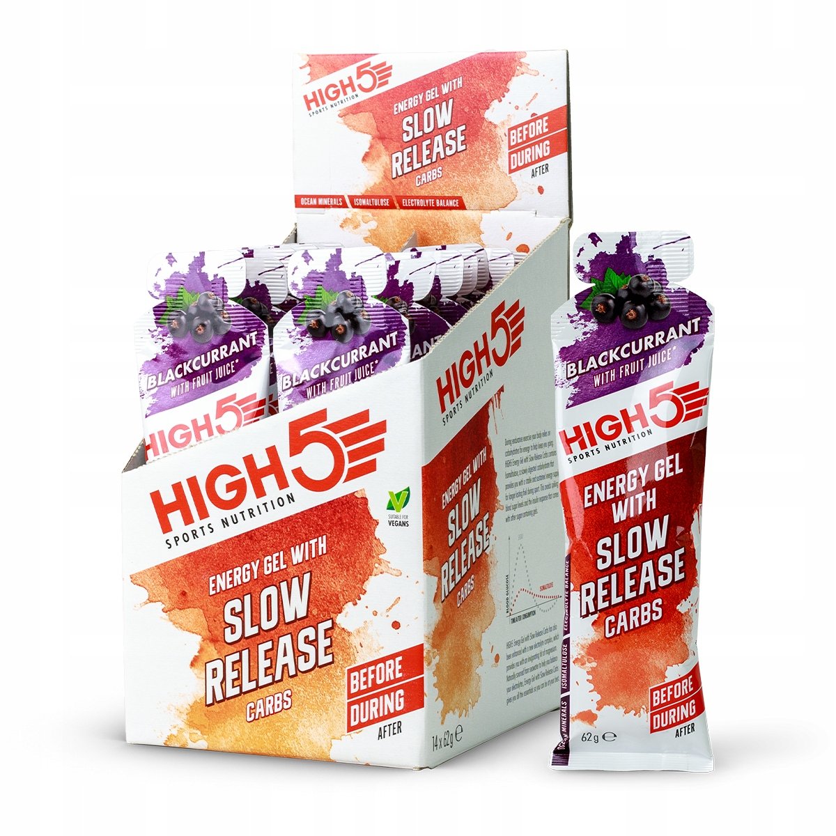 High5 płynny żel energetyczny na długie dystanse smak czarnej porzeczki 62g - Inna marka | Sport ...