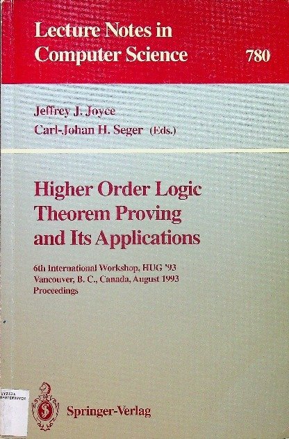 Higher Order Logic Theorem Proving and Its Applications - Opracowanie zbiorowe | Książka w Empik