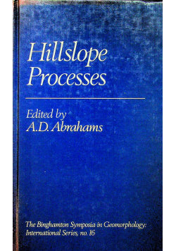 Hillslope Processes - | Książka w Empik