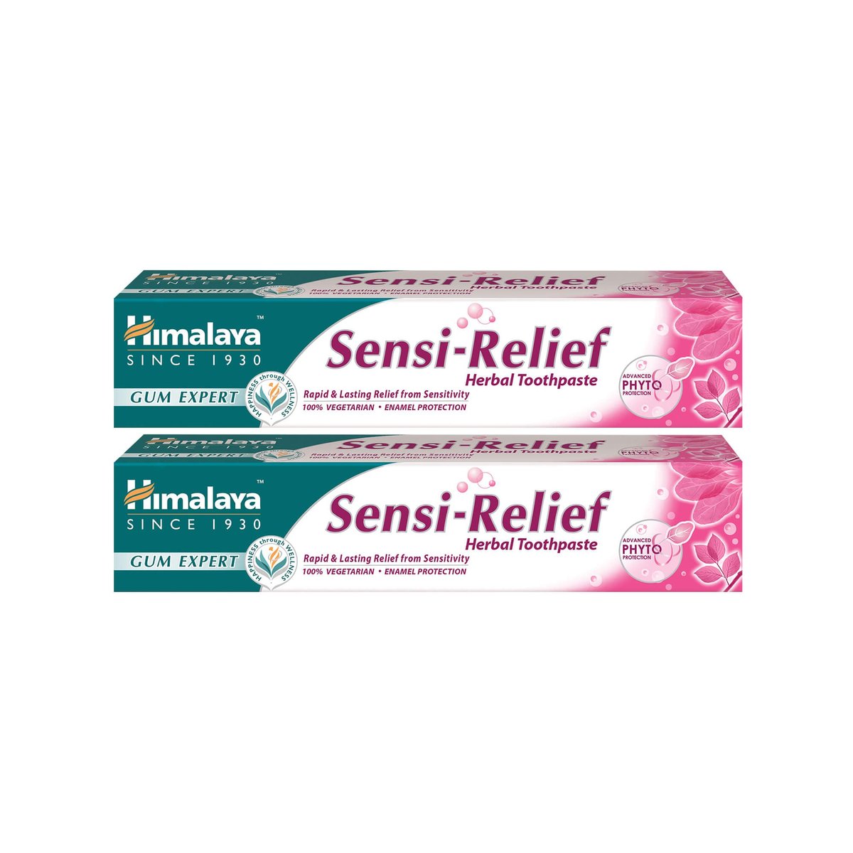 Himalaya Gum Expert, Ziołowa pasta do wrażliwych zębów, Sensi Relief, 2x75ml | Sklep EMPIK.COM