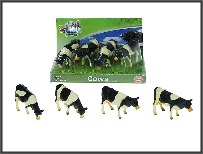 Hipo, Krowy 6 cm w skali 1:50, 4 szt. - Hipo | Sklep EMPIK.COM