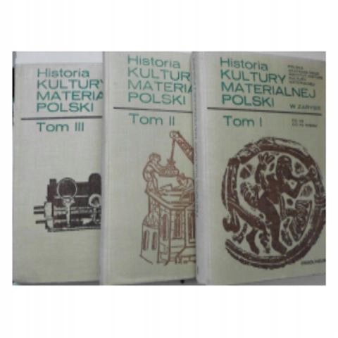 Historia Kultury Materialnej Polski T.1-3. - Opracowanie zbiorowe ...