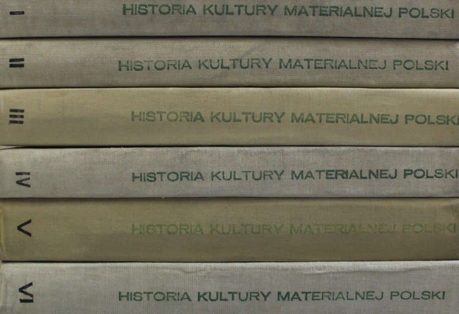 Historia Kultury materialnej Polski Tom I do VI - W opisie | Książka w ...