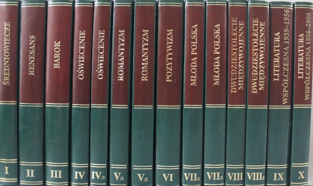 Historia Literatury Polskiej Tom 1 do 10 - W opisie | Książka w Empik