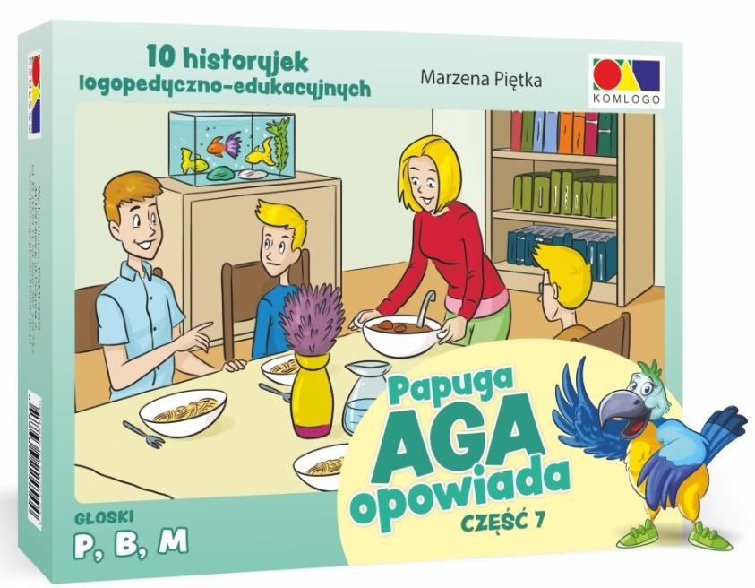 Historyjki obrazkowe. Papuga Aga opowiada cz.7 - Opracowanie zbiorowe ...