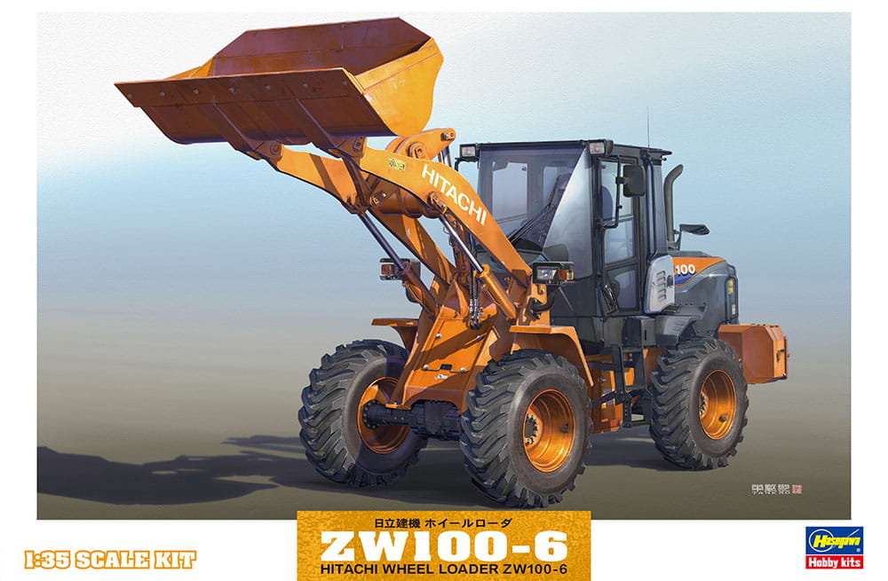 Hitachi ZW100-6 Wheel Loader 1:35 Hasegawa WM04 - HASEGAWA | Sklep EMPIK.COM
