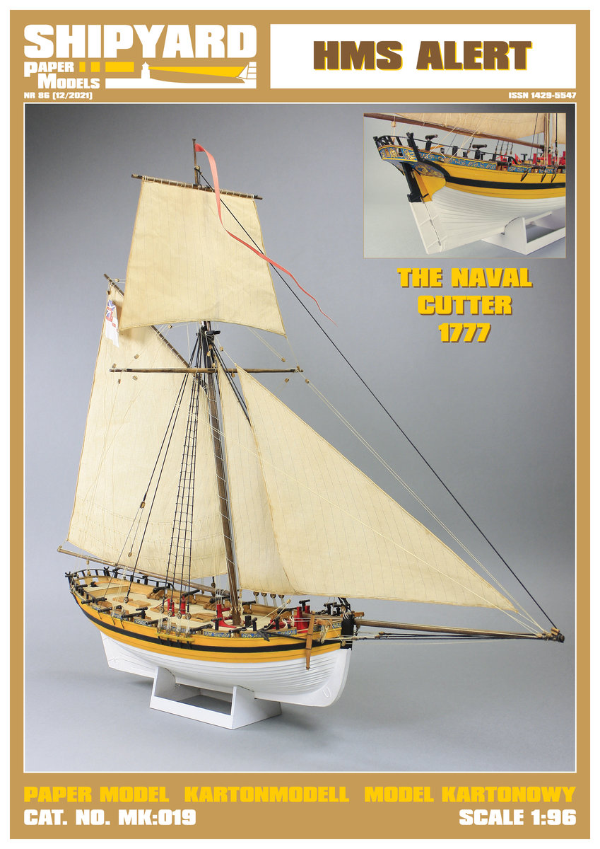 HMS Alert 1777 Model Kartonowy - | Prasa Sklep EMPIK.COM