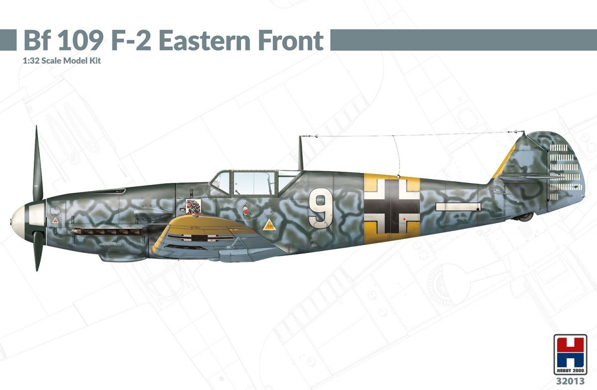 Hobby 2000 32013 Bf 109 F-2 Eastern Front 1/32 (Hasegawa+Cartograf ...