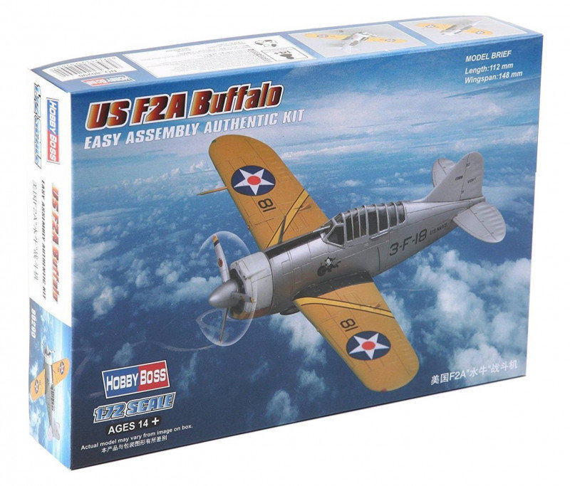 Hobby Boss, model plastikowy, US F2A Buffalo - Hobby Boss | Sklep EMPIK.COM