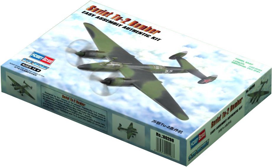 Hobby Boss, Soviet Tu2 Bomber, Model do sklejania, 8+ - Hobby Boss ...