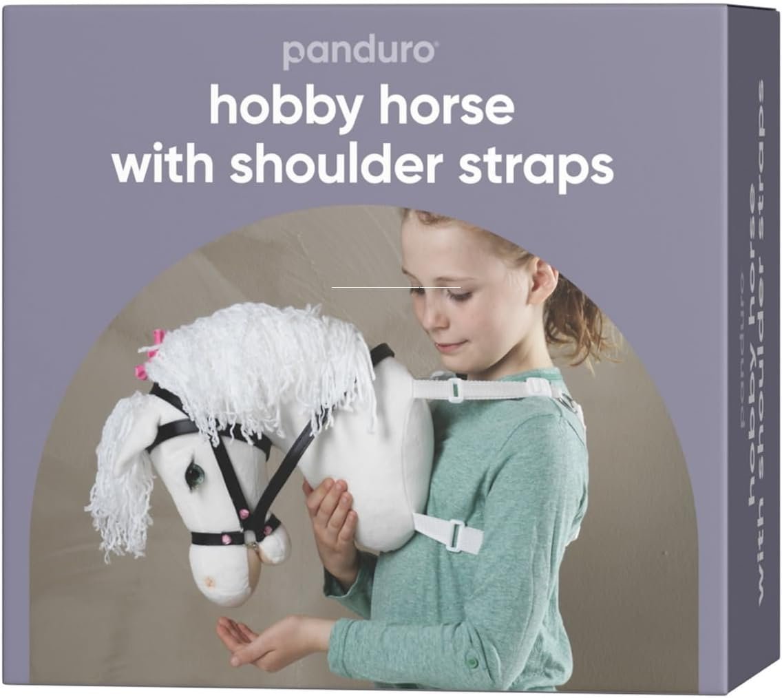 Hobby Horse przenośny koń z paskiem na ramię i uzdą - Inna marka ...