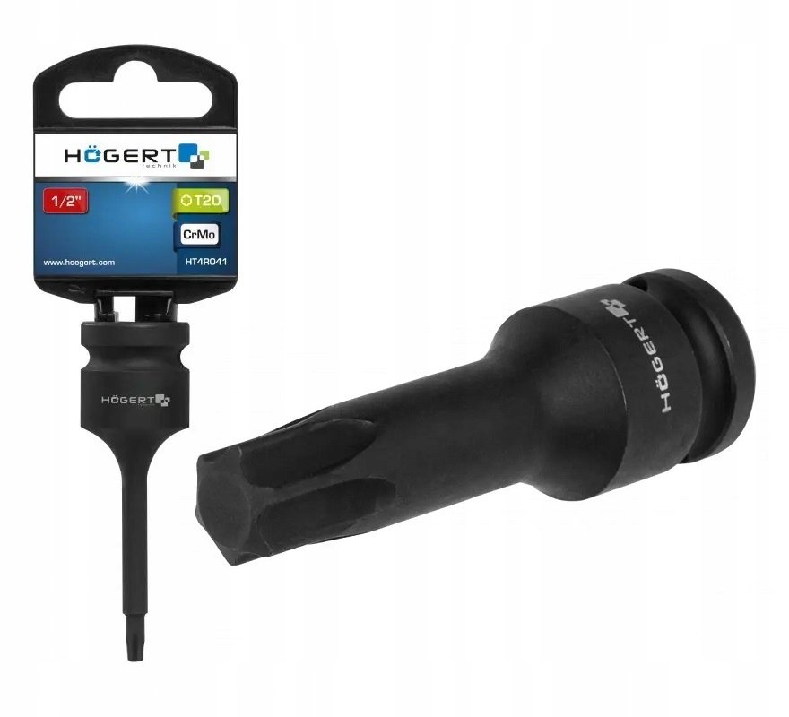 HOGERT HT4R036 NASADKA UDAROWA TORX 1/2" T50 - Hoegert Technik | Sklep ...