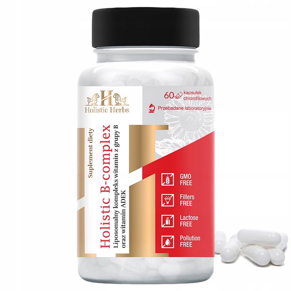 Holistic B Complex 60Kap Liposomalny Kompleks Układ Nerwowy Energia ...