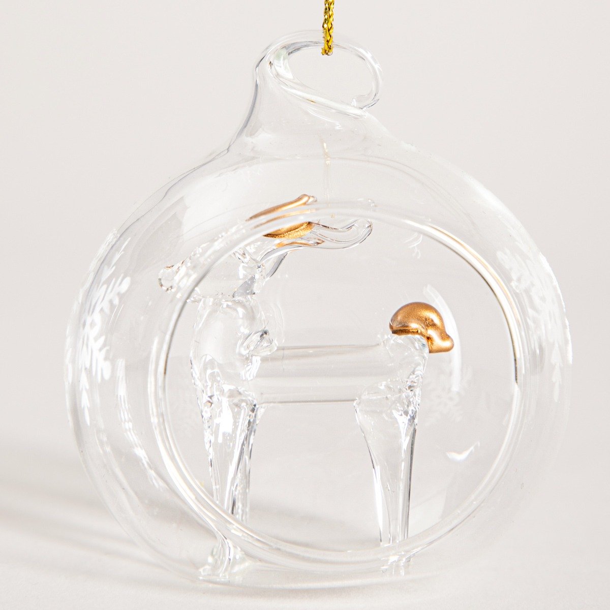 HOMLA Bombka GLARS otwarta z reniferem 6 cm - Homla | Sklep EMPIK.COM