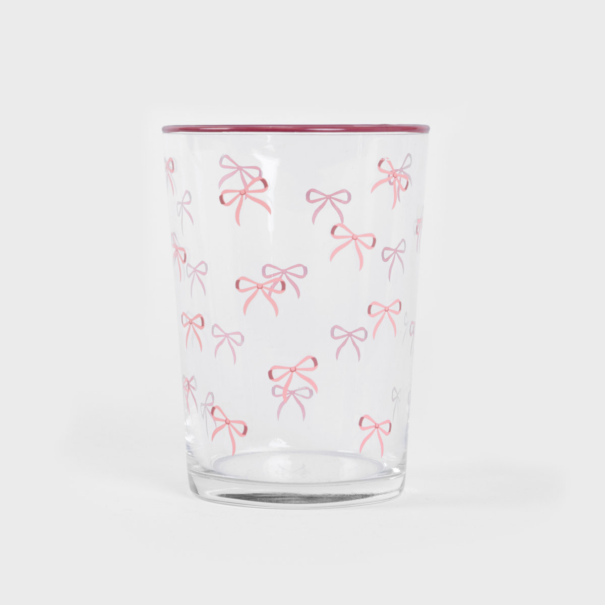 HOMLA BOWY Szklanka w różowe kokardki 500 ml - Homla | Sklep EMPIK.COM