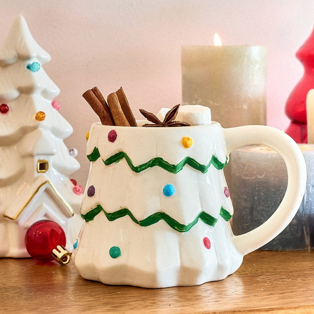 HOMLA CRAFTIFY Kubek do malowania choinka 15x10,5x10 cm - Homla | Sklep ...