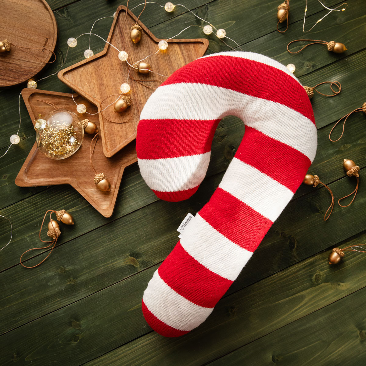 HOMLA INGRA Poduszka laska cukrowa 30x55 cm - Homla | Sklep EMPIK.COM