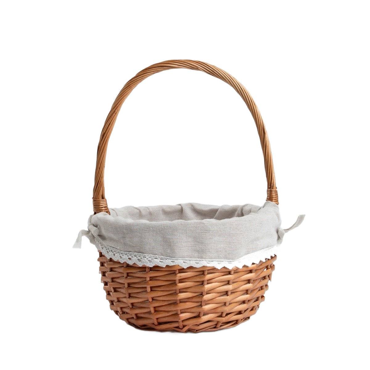HOMLA Koszyk CARELLO wiklinowy średni 25 cm - Homla | Sklep EMPIK.COM