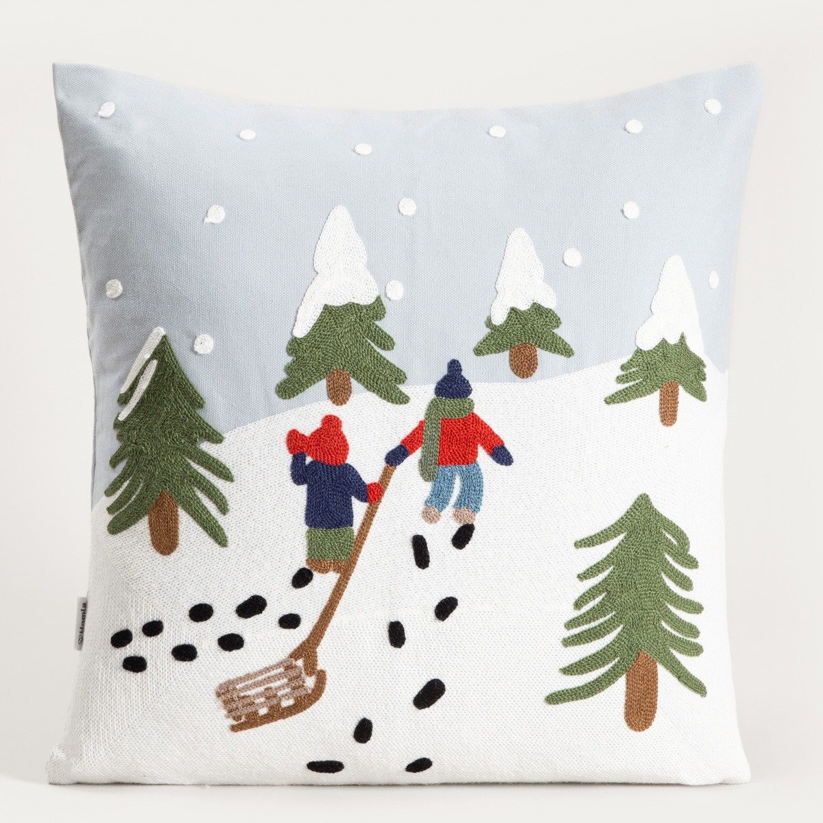 HOMLA Poszewka GERIDA bawełniana w zimowy wzór 45x45 cm - Homla | Sklep ...