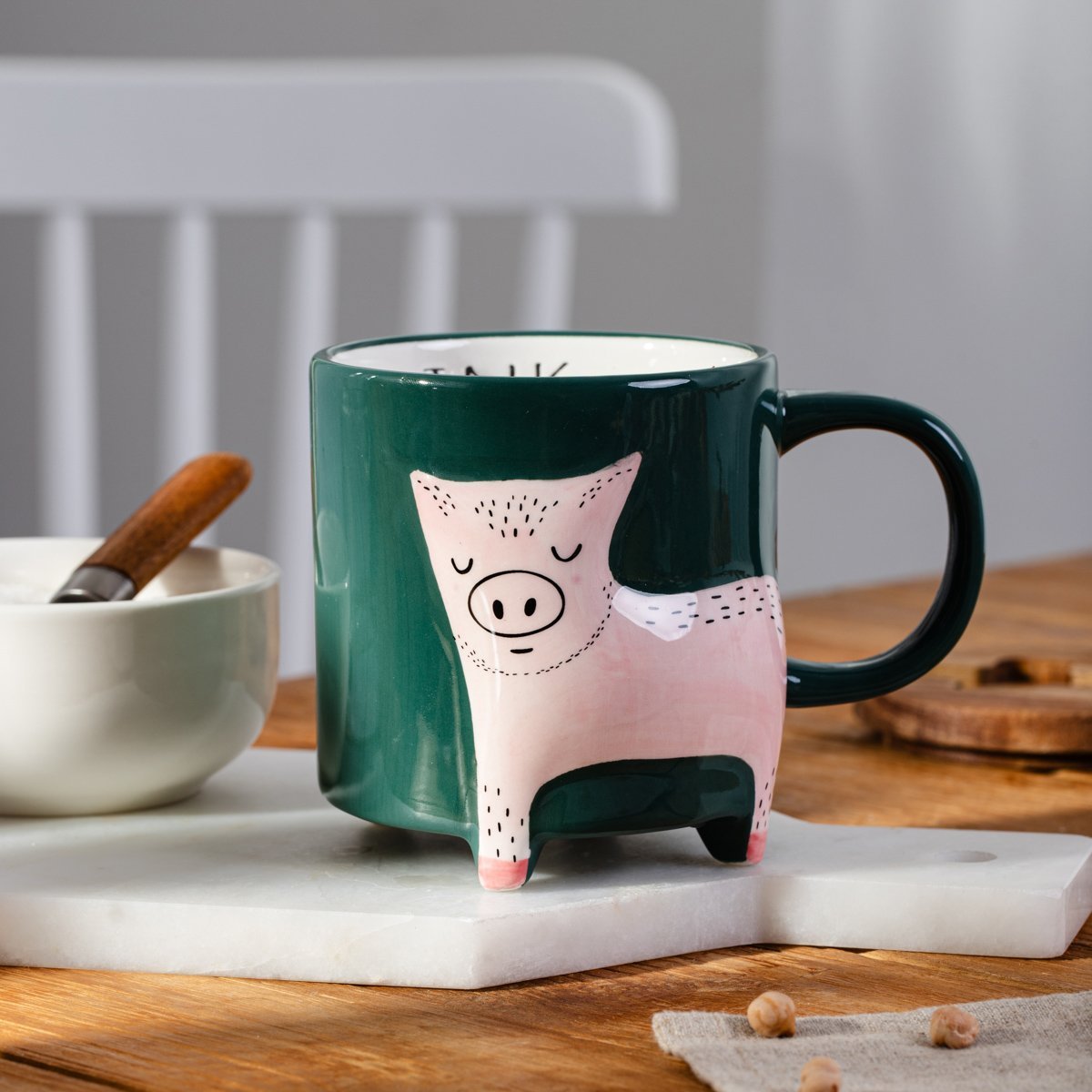 HOMLA TEHEN Kubek ze świnką 450 ml - Homla | Sklep EMPIK.COM