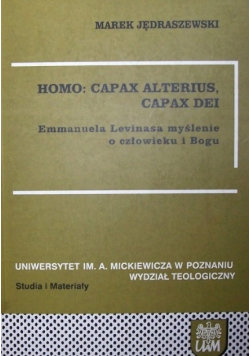 Homo Capax Alterius Capax Dei - Jędraszewski Marek | Książka w Empik
