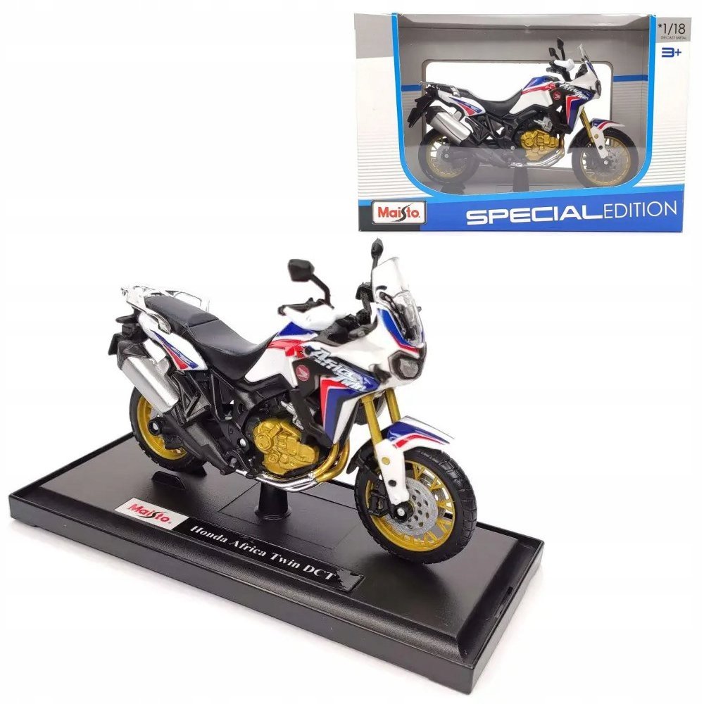 Honda Africa Twin Dct Model Motocykla W Skali 1:18 Maisto - RODZINKOWO.PL | Sklep EMPIK.COM
