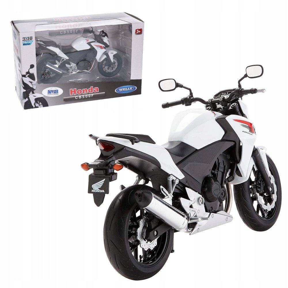 Honda CB500F MODEL MOTOCYKLA W SKALI 1:10 WELLY - HLO | Sklep EMPIK.COM
