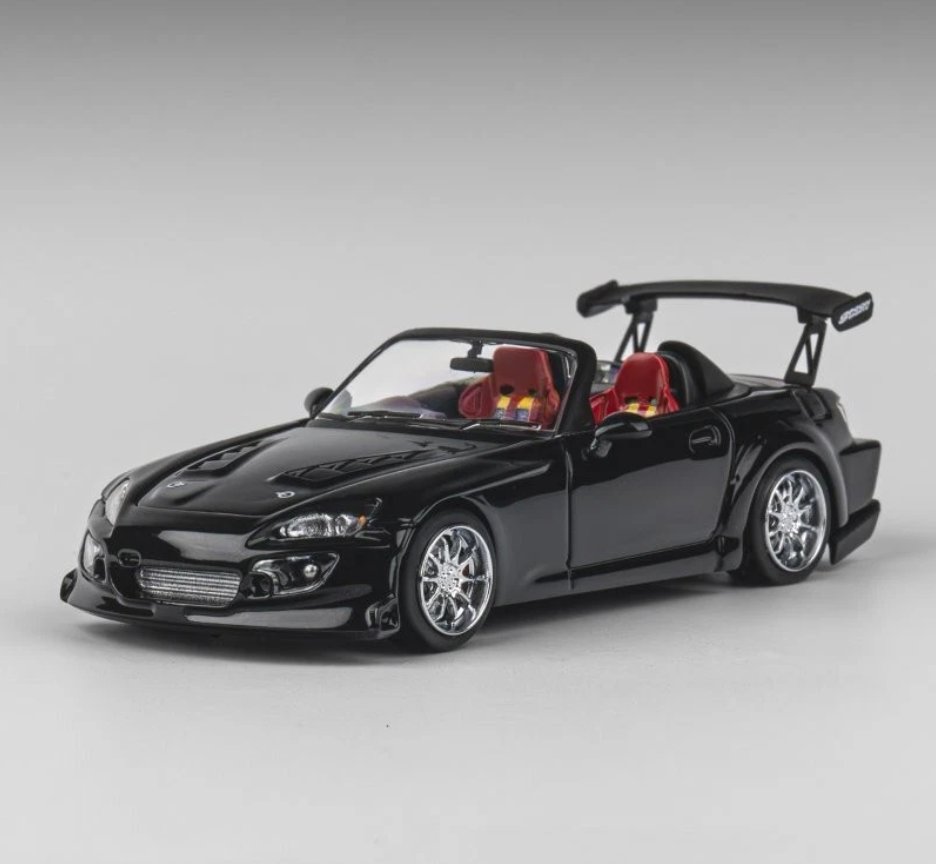 Honda S2000 Spoon Sports, metallic black Micro Turbo 1:64 - Honda ...
