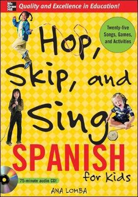 Hop, Skip, and Sing Spanish (Book + Audio CD) - Ana Lomba | Książka w Empik