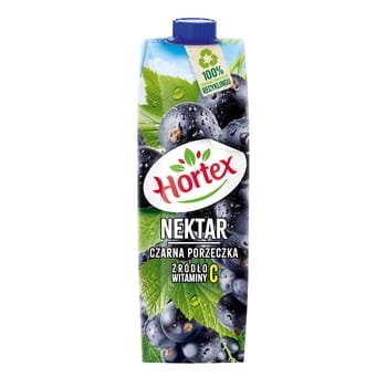 Hortex Nektar czarna porzeczka karton 1 l - Hortex | Sklep EMPIK.COM