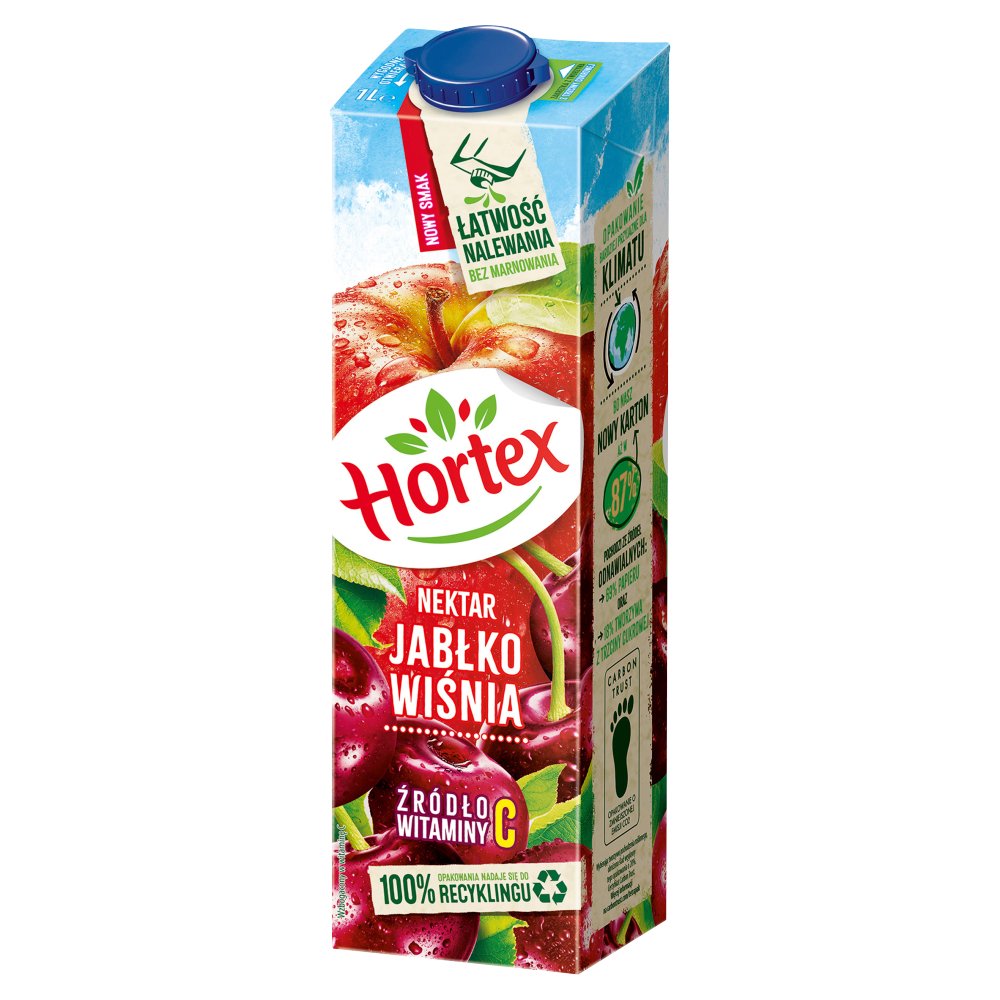 Hortex Nektar Jabłko Wiśnia 1 L - Hortex | Sklep EMPIK.COM