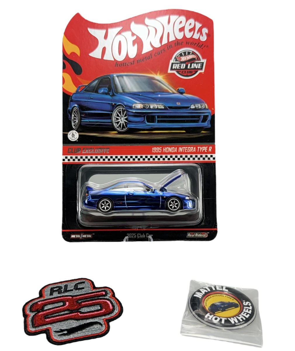 HOT WHEELS 2025 1995 HONDA INTEGRA TYPE R RED LINE CLUB JCP06 - Hot ...