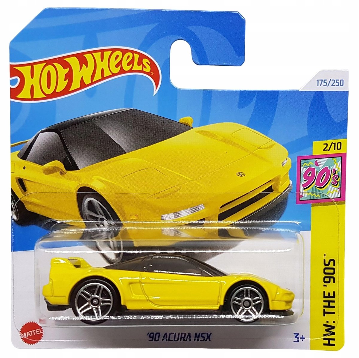 Hot Wheels '90 Acura NSX (żółty), HW: Lata 90. 2/10 - inna (Inny ...