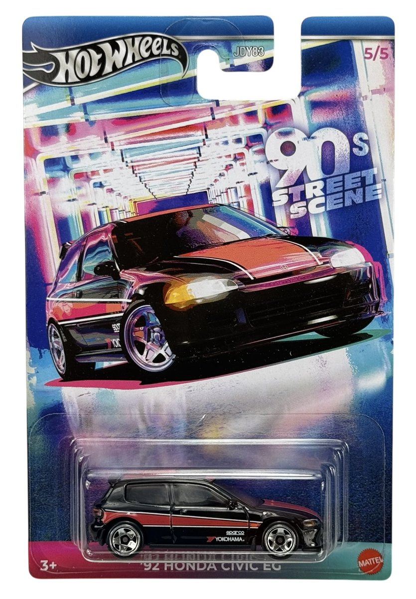 Hot Wheels '92 Honda Civic Eg 90'S Street Scene 5/5 Jcb56 - Hot Wheels ...