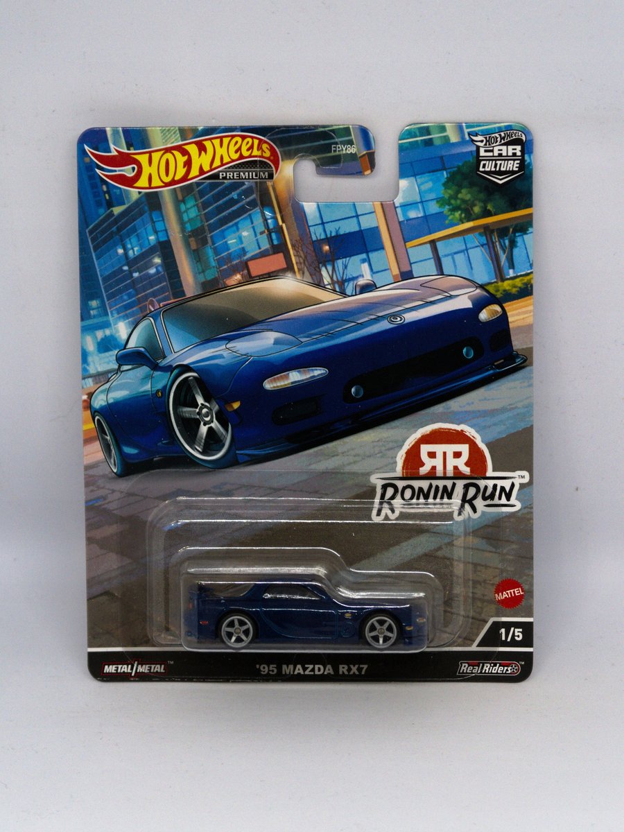 HOT WHEELS '95 Mazda RX-7 Niebieski Premium Ronin Run - Inna marka ...