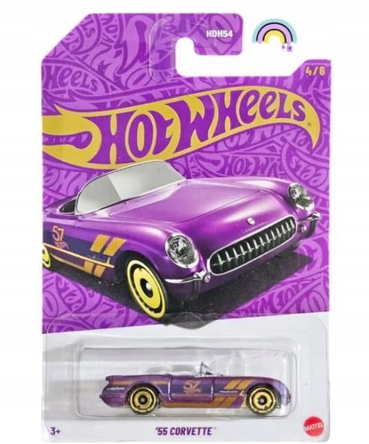 HOT WHEELS AUTKO PEARL & CHROME 55 CORVETTE - Hot Wheels | Sklep EMPIK.COM