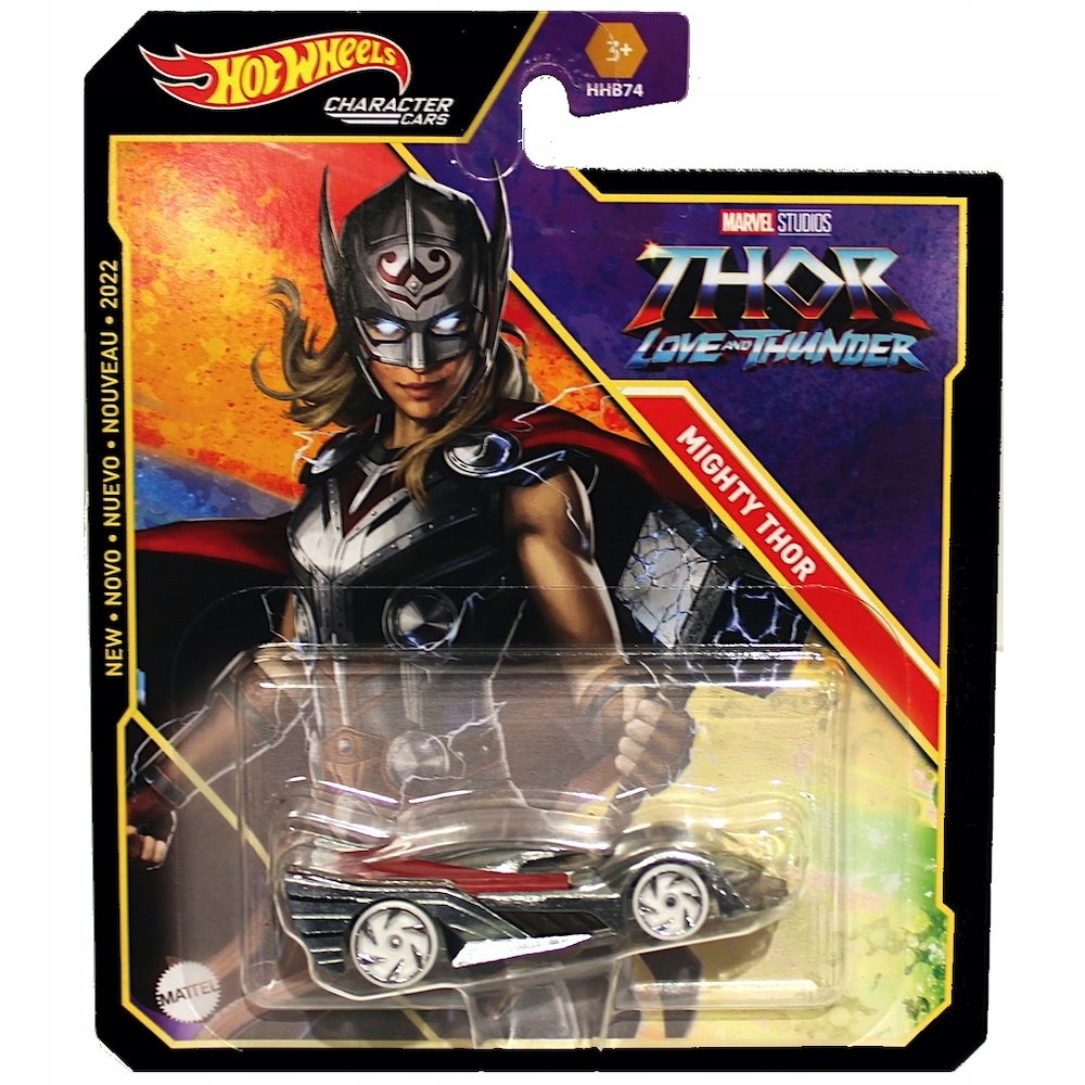 Hot Wheels Character Cars Marvel Mighty Thor Love And Thunder Mattel ...