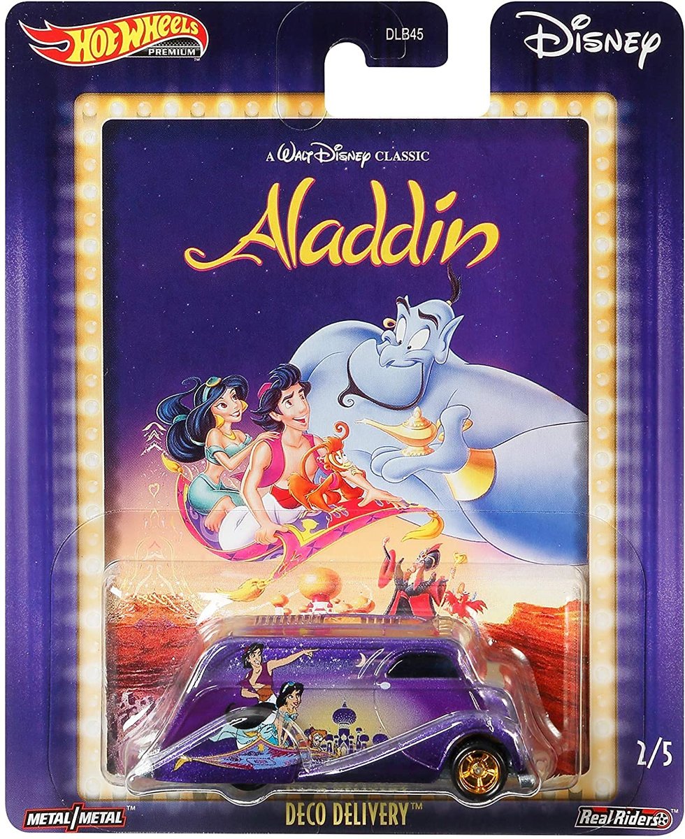 Hot Wheels Disney Toy Car, Premium Die-Cast Aladdin Deco Pojazd ...