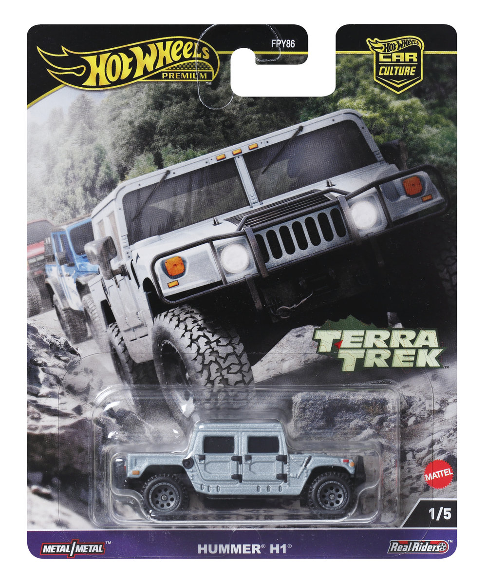 Hot Wheels Kultowe auta TERRA TREK Hummer H1 / HRV90 - Hot Wheels ...