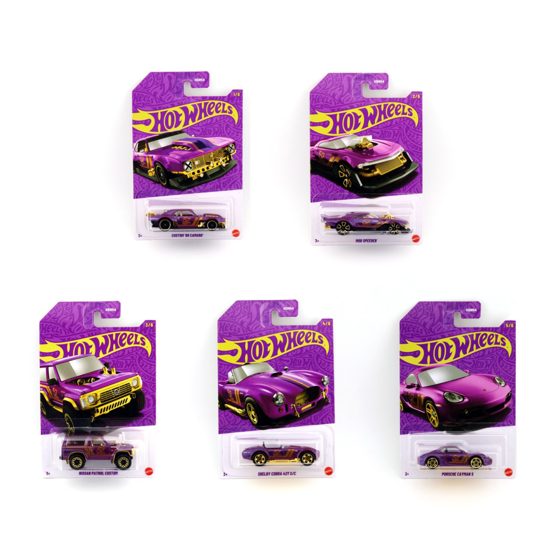 HOT WHEELS Pearl & Chrome Chevrolet Nissan Shelby Porsche - Hot Wheels ...