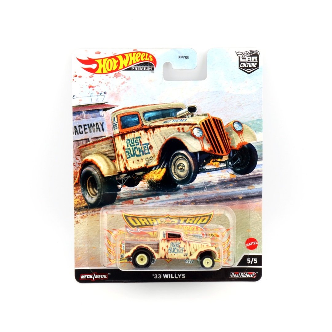 HOT WHEELS Premium Car Culture '33 Willys Drag Strip - Hot Wheels ...
